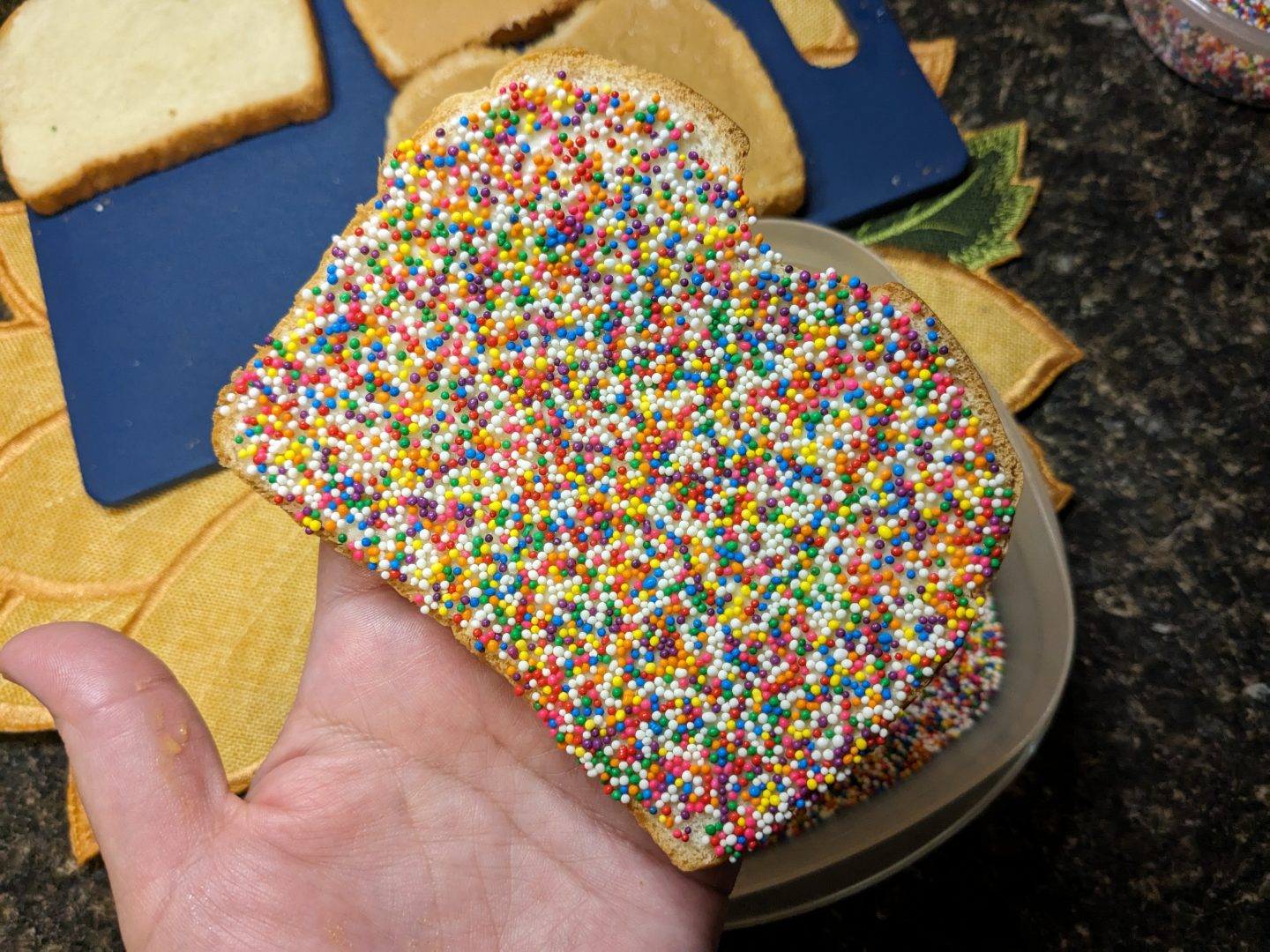 Australian Fairy Bread with Variations - Flour and Sunflowers