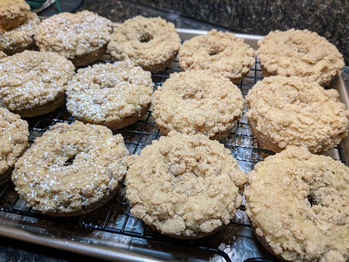 Copycat Snacks: Entenmann's Crumb Topped Donuts - Flour and Sunflowers