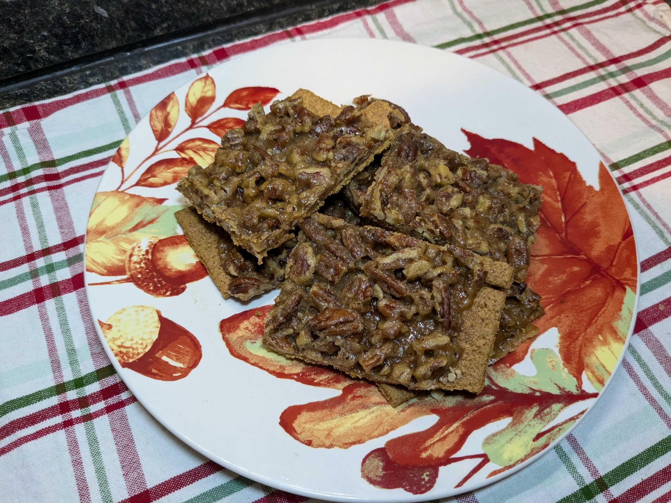 Soft Pecan Pie Bark - Flour and Sunflowers